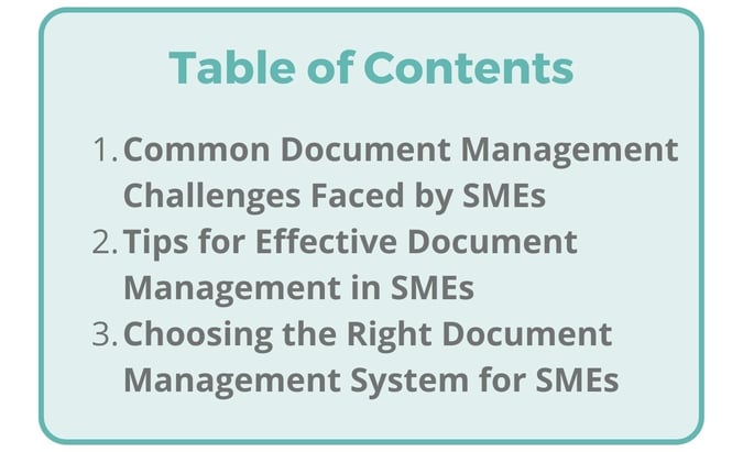 Document Management Tips for Small & Medium-Sized Enterprises