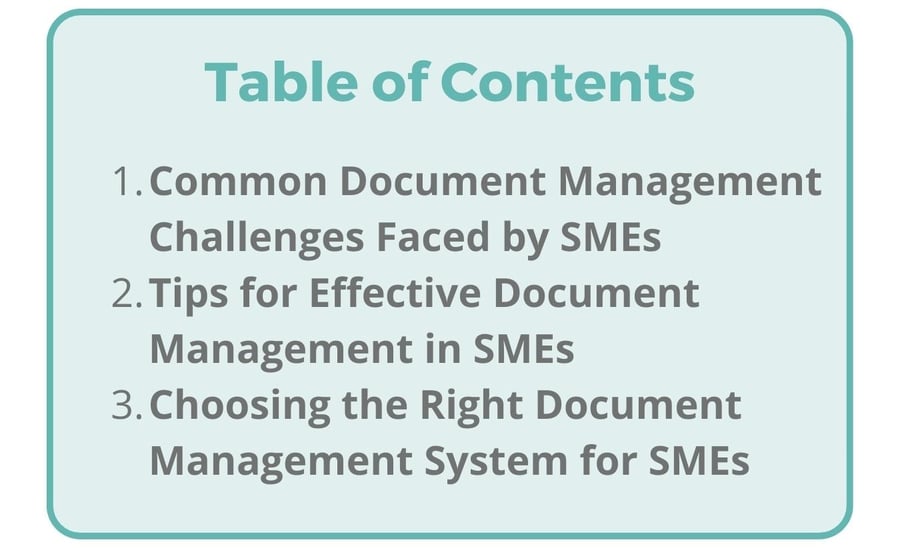 Document Management Tips for Small & Medium-Sized Enterprises