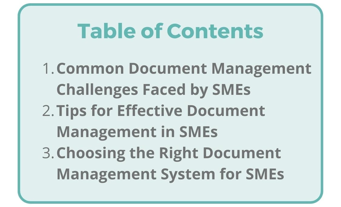 Document Management Tips for Small & Medium-Sized Enterprises