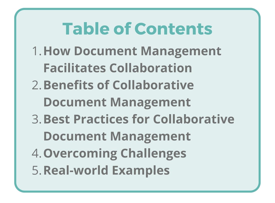 How Document Management Improves Workplace Collaboration