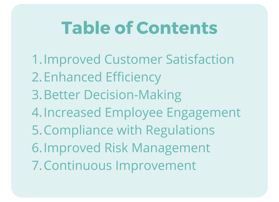 7 Benefits of Adding a Quality Management System (QMS) in 2023